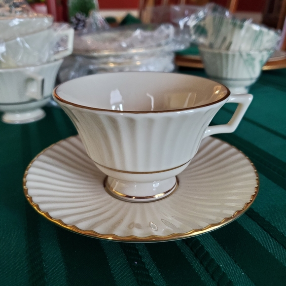 Lenox | Dining | Lenox China Tea Cup And Saucer Citation Gold Nwtags ...